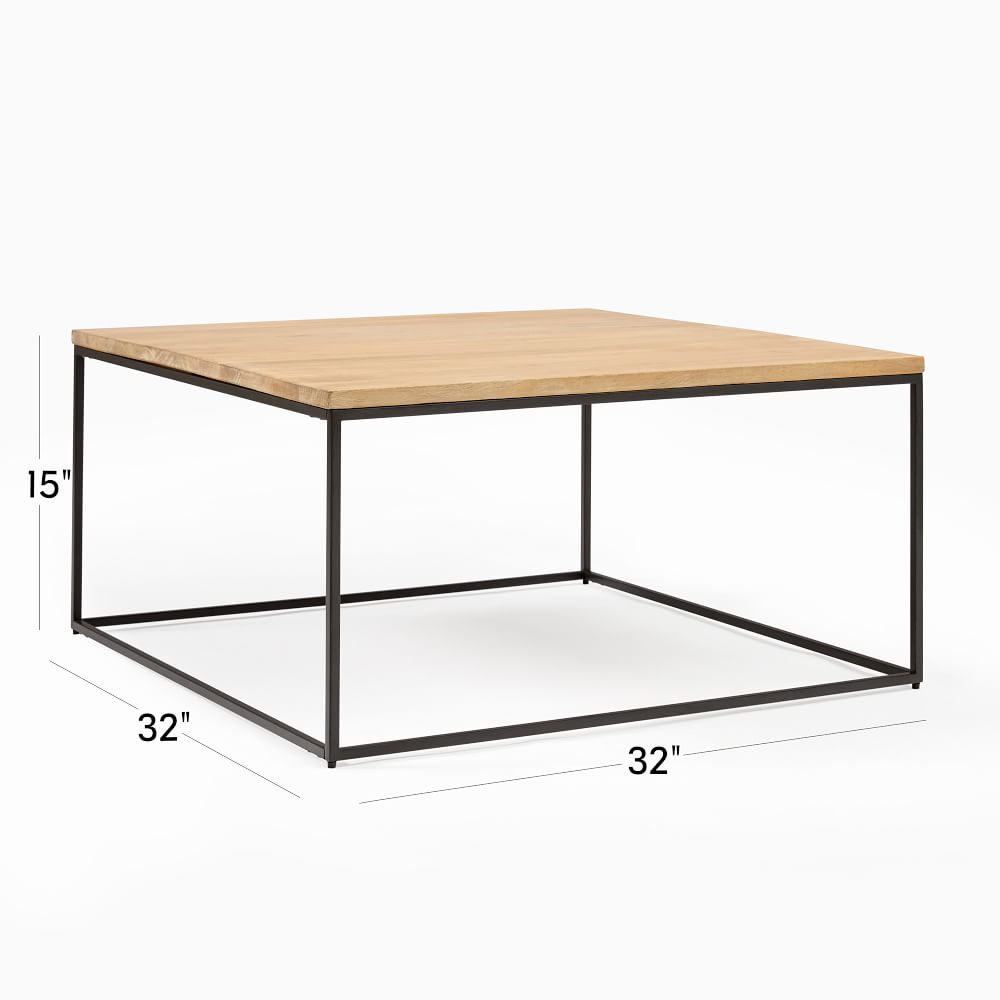 Streamline square coffee table store